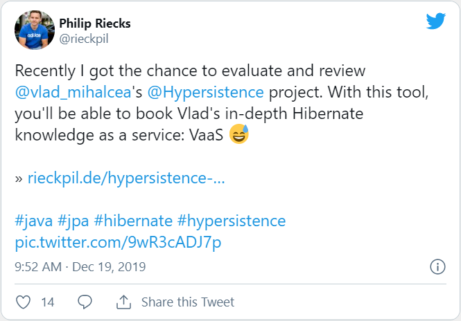 Hypersistence Optimizer - Vlad Mihalcea